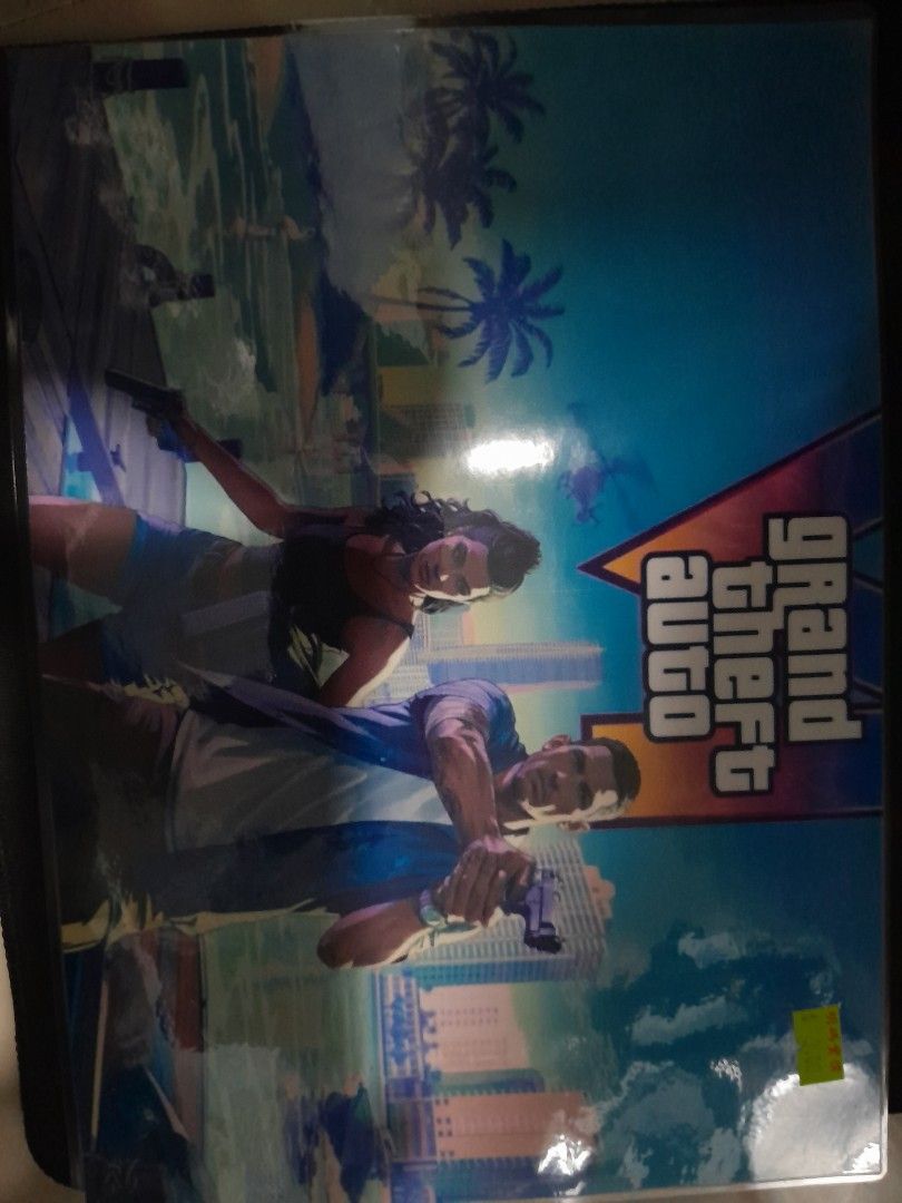 Grand Theft Auto VI a4 seal, Video Gaming, Video Games, PlayStation on ...
