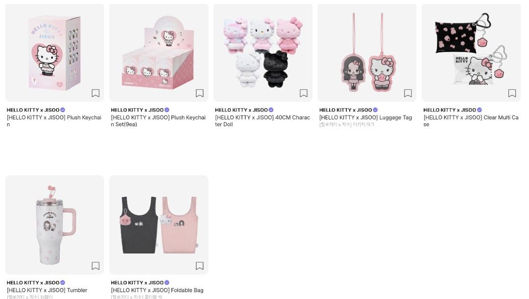 Hello Kitty x Jisoo Collectibles, Hobbies & Toys, Memorabilia ...
