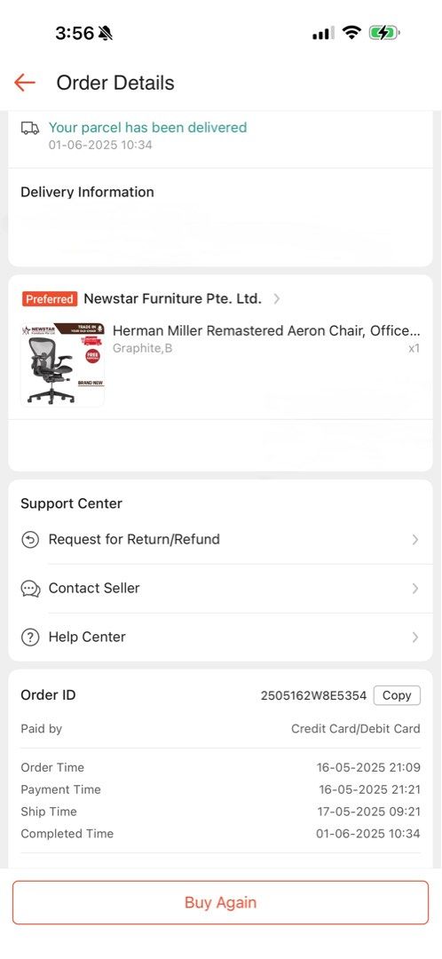 🪑 Herman Miller Aeron Chair - 9.9/10 Condition, Furniture & Home Living ...