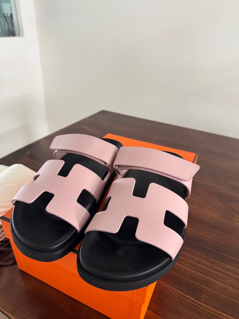 Hermès Chypre Rose Cancan, Luxury, Sneakers & Footwear on Carousell