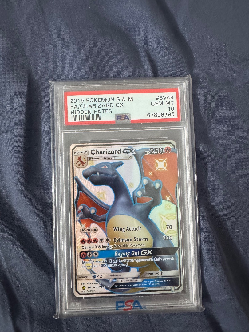 Hidden Fates Charizard PSA 10, Hobbies & Toys, Toys & Games on Carousell