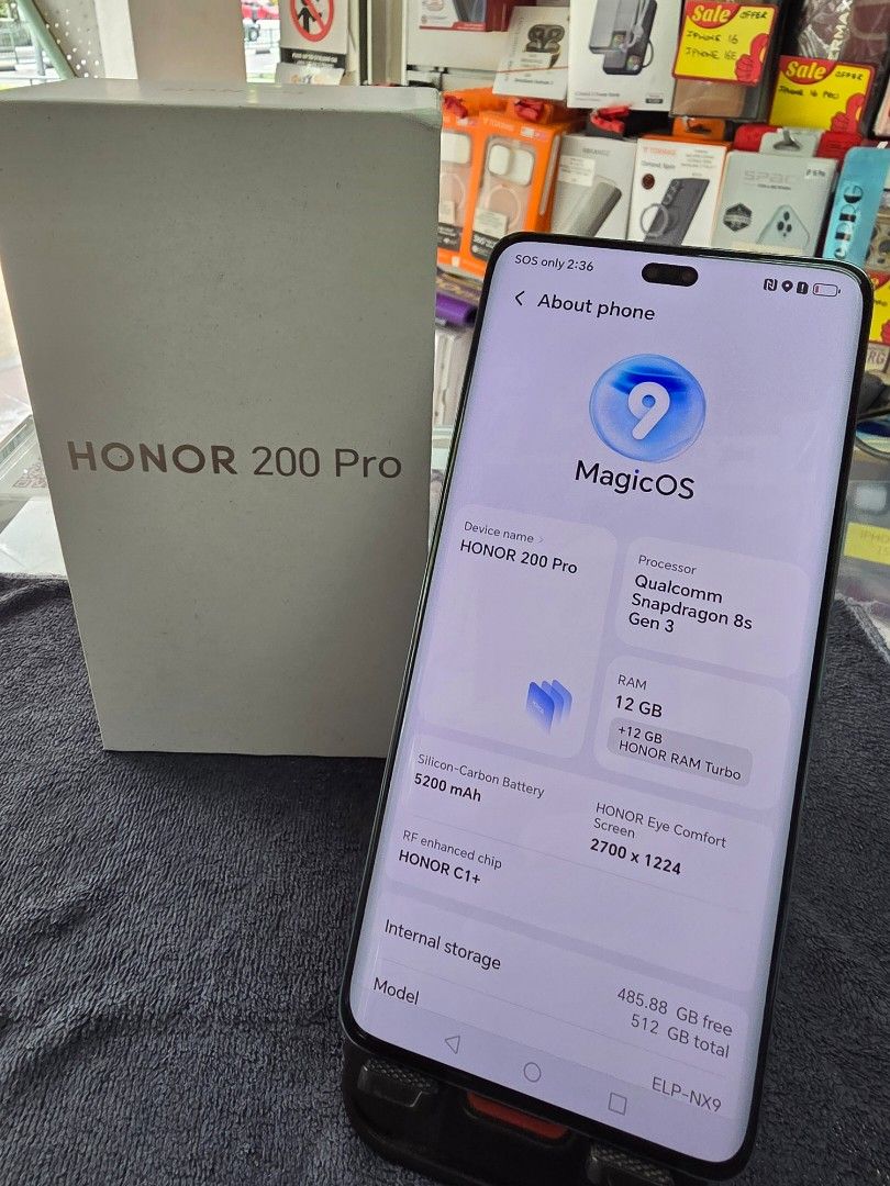 Honor 200 Pro 512GB Ocean Cyan, Mobile Phones & Gadgets, Mobile Phones ...