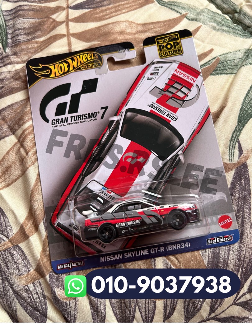 Hot Wheels Pop Culture Nissan Skyline GT-R (BNR34), Hobbies & Toys ...