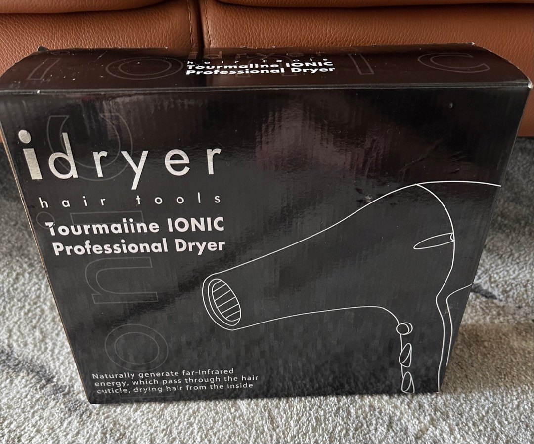 idryer Tourmaline Ionic Professional Hair Dryer & Easy Curl Diffuser ...