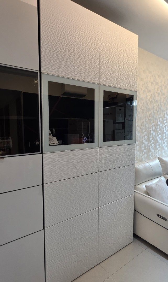 IKEA BESTA Cabinet DOORS ONLY, Furniture & Home Living, Furniture ...