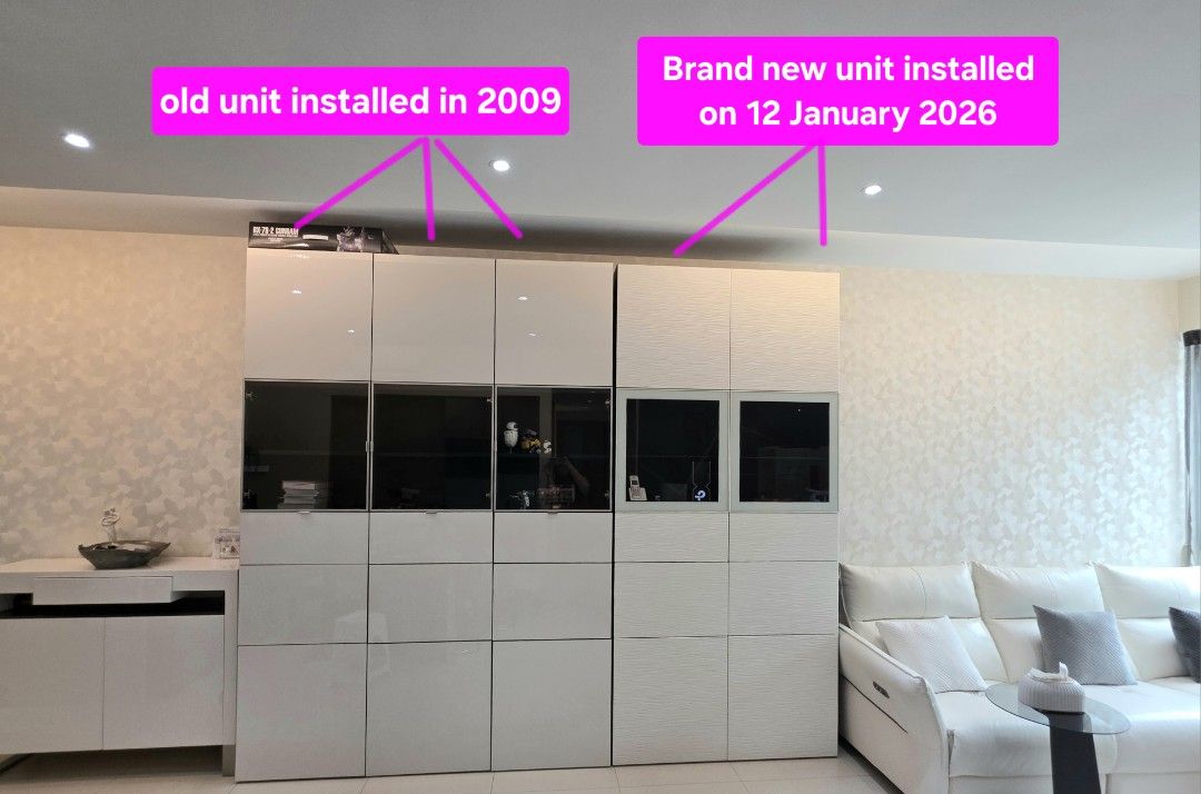 IKEA BESTA Cabinet DOORS ONLY, Furniture & Home Living, Furniture ...