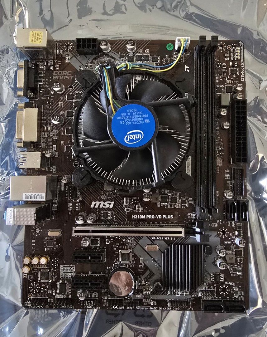 Intel I5 processor with MSI H310M PRO-VD PLUS Motherboard, Computers ...