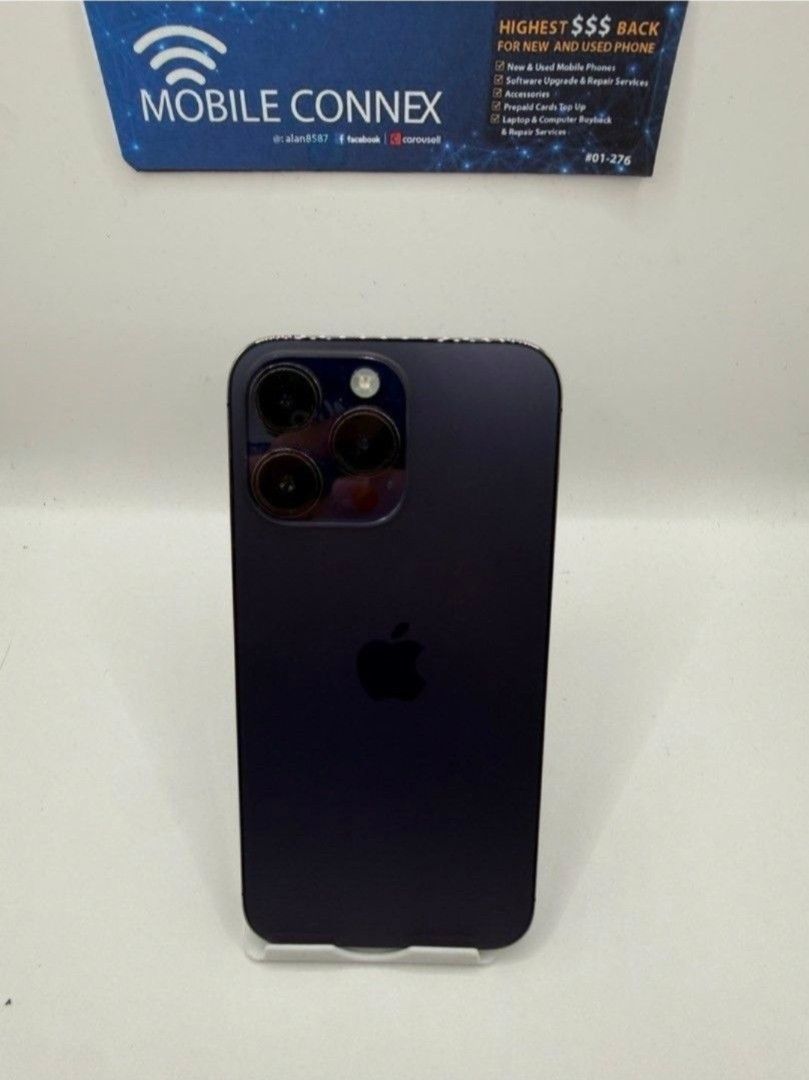 iPhone 14 Pro Max Deep Purple 128GB, Mobile Phones & Gadgets, Mobile ...