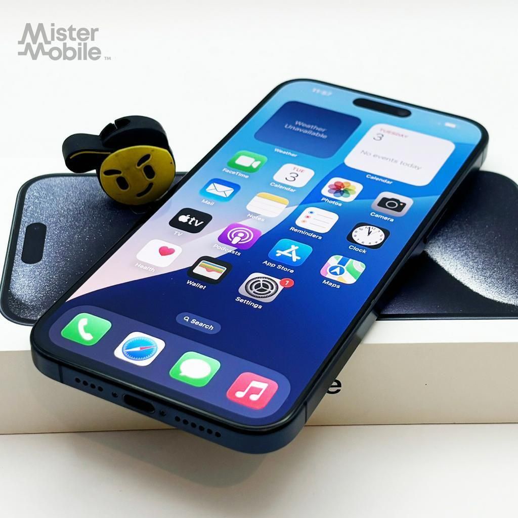 iPhone 15 Pro Max Blue Titanium 256GB, Mobile Phones & Gadgets, Mobile ...