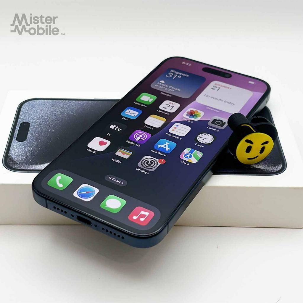 iPhone 15 Pro Max Blue Titanium 256GB, Mobile Phones & Gadgets, Mobile ...