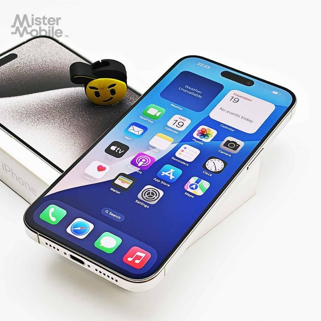 iPhone 15 Pro White Titanium 256GB, Mobile Phones & Gadgets, Mobile ...