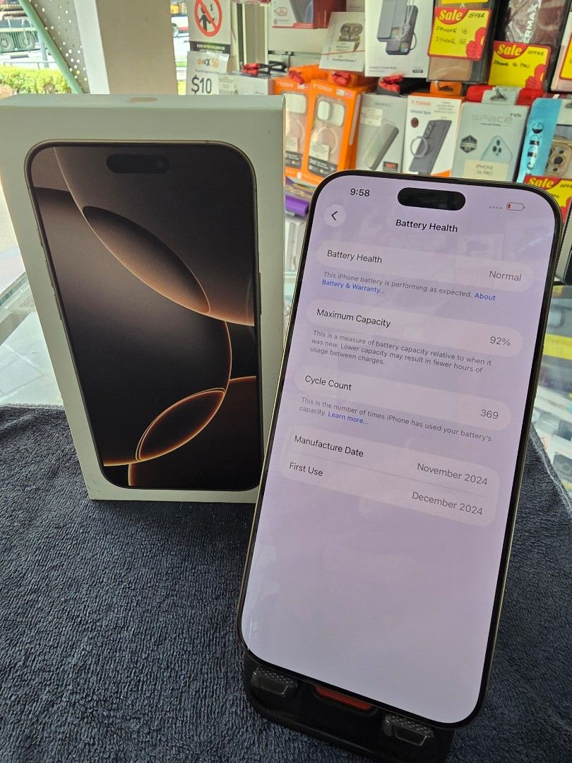 iPhone 16 Pro Max Desert Titanium 256GB, Mobile Phones & Gadgets ...