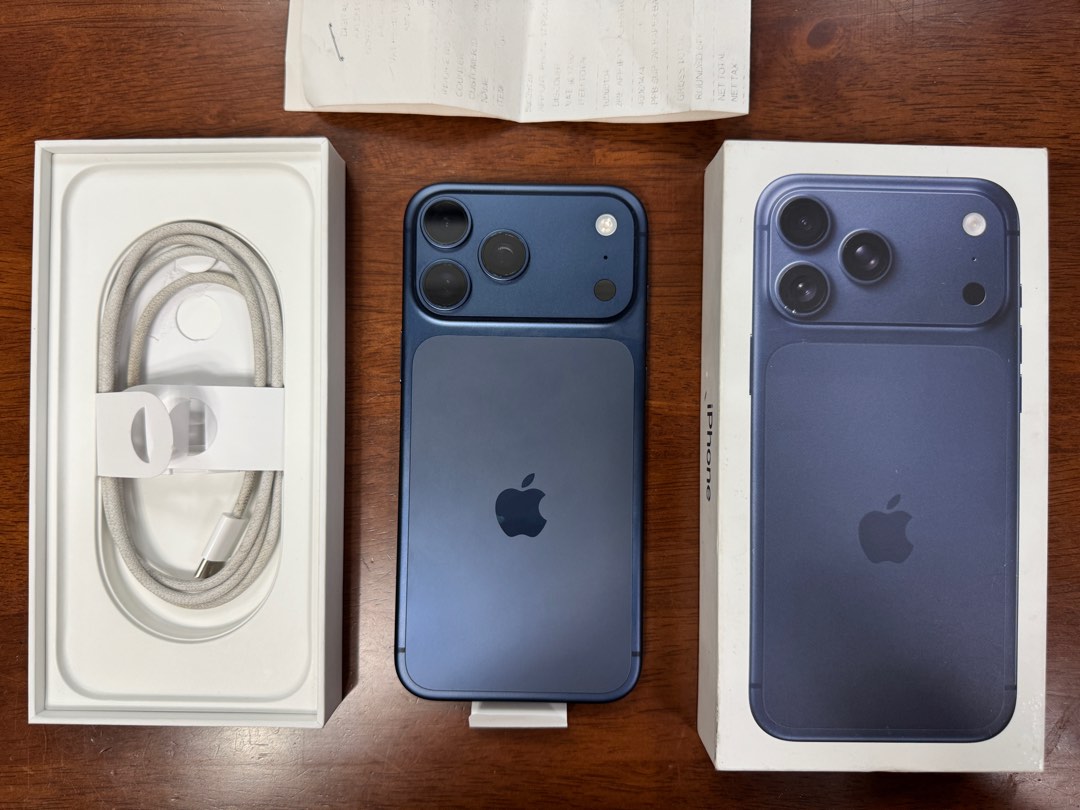 iPhone 17 Pro Max 256gb DeepBlue FU NTC, Mobile Phones & Gadgets ...