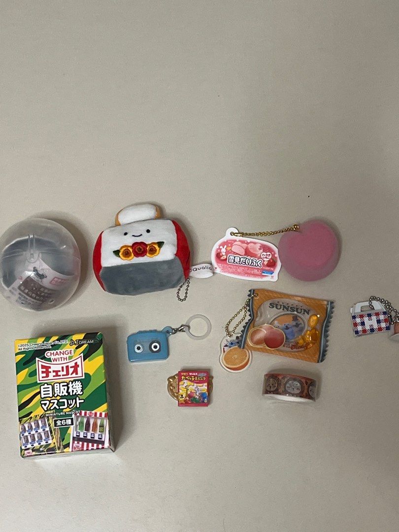 Japanese gashapon trinkets, Hobbies & Toys, Toys & Games on Carousell