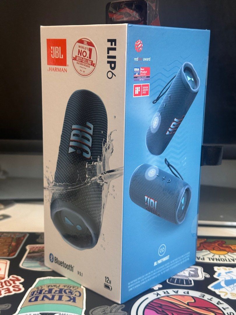 JBL Flip 6 Bluetooth Speaker - Brand New, Audio, Soundbars, Speakers ...