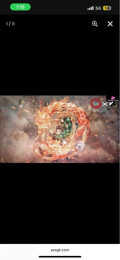 Kamado Tanjiro Resin Statue - Jian Ke Studio X Fantasy Studio, Hobbies ...