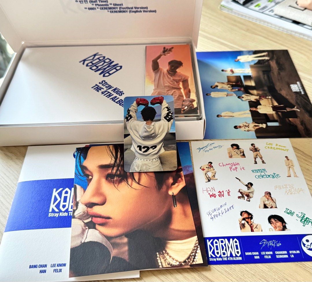 KARMA CHANGBIN INCLUSION FULL ALBUM AND PHOTO CARD - STRAY KIDS ...