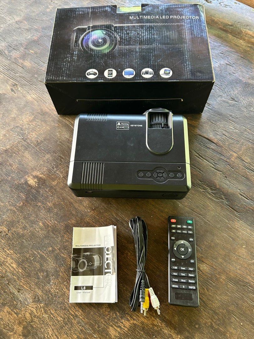 Keystone L8 Multimedia LED Projector, TV & Home Appliances, TV ...