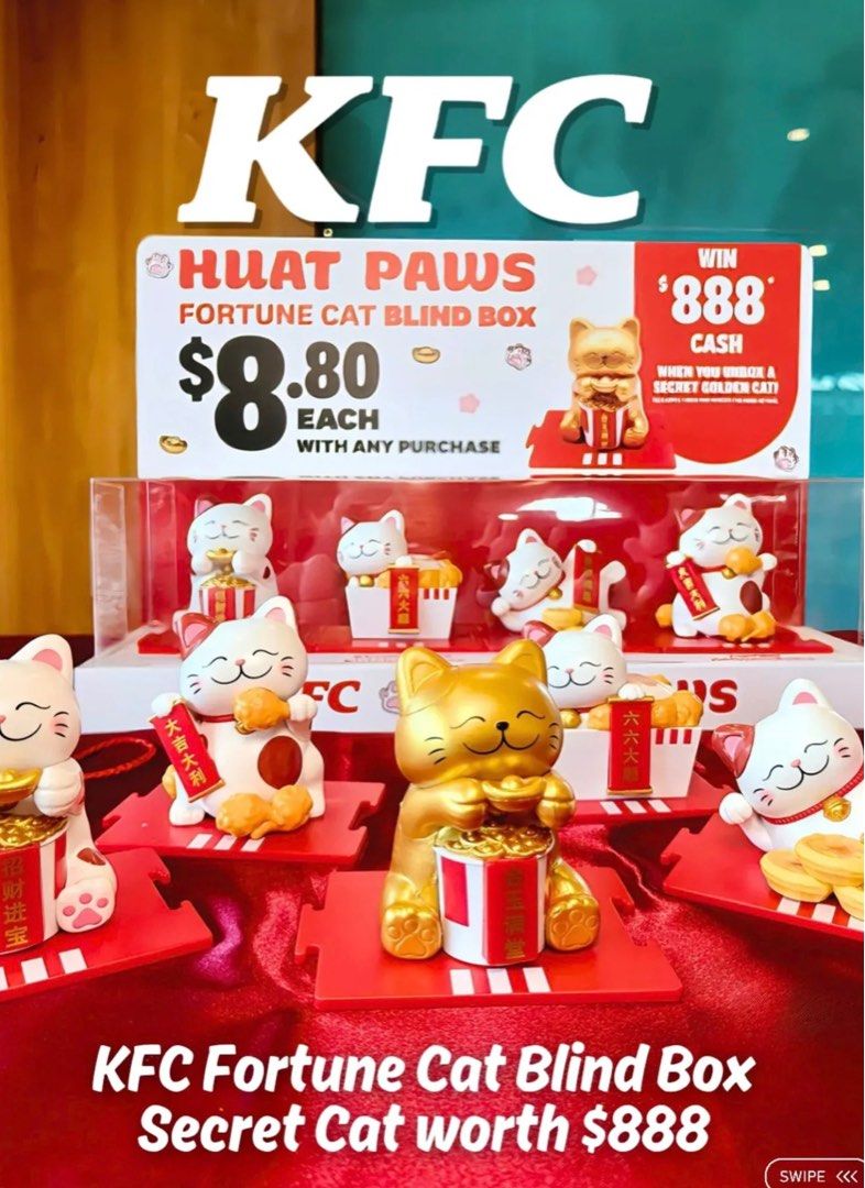 KFC Huat Paws Blind Box, Hobbies & Toys, Memorabilia & Collectibles ...