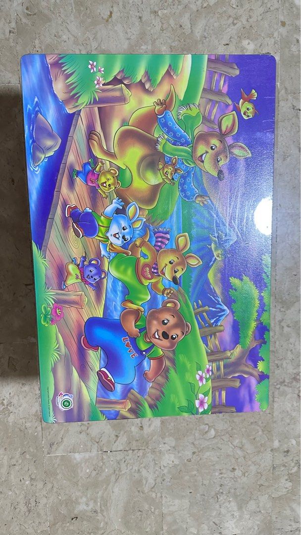 Kids Foldable Table with Kangaroo Design, Babies & Kids, Baby Nursery ...