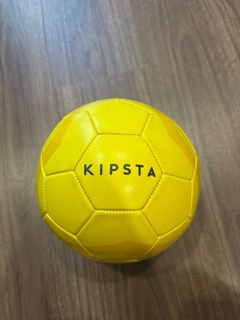 Kipsta Size 4 Yellow Soccer Ball, Sports Equipment, Sports & Games ...