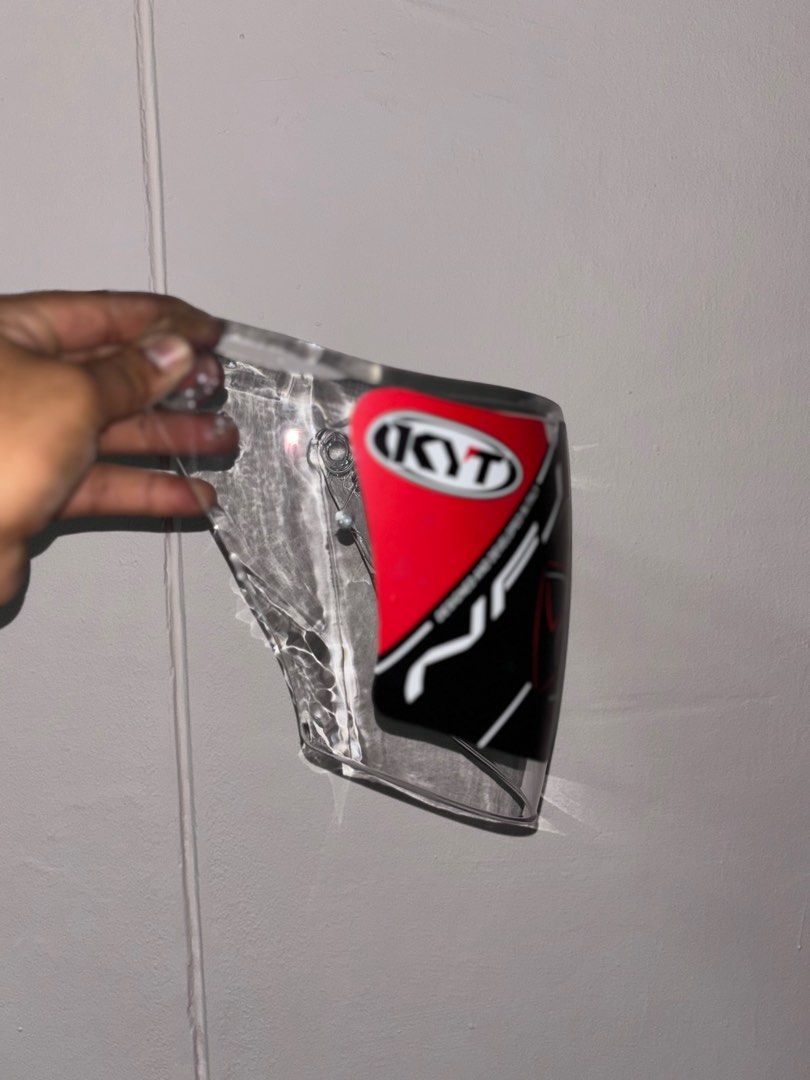 KYT clear visor, Motorcycles, Motorcycle Accessories on Carousell