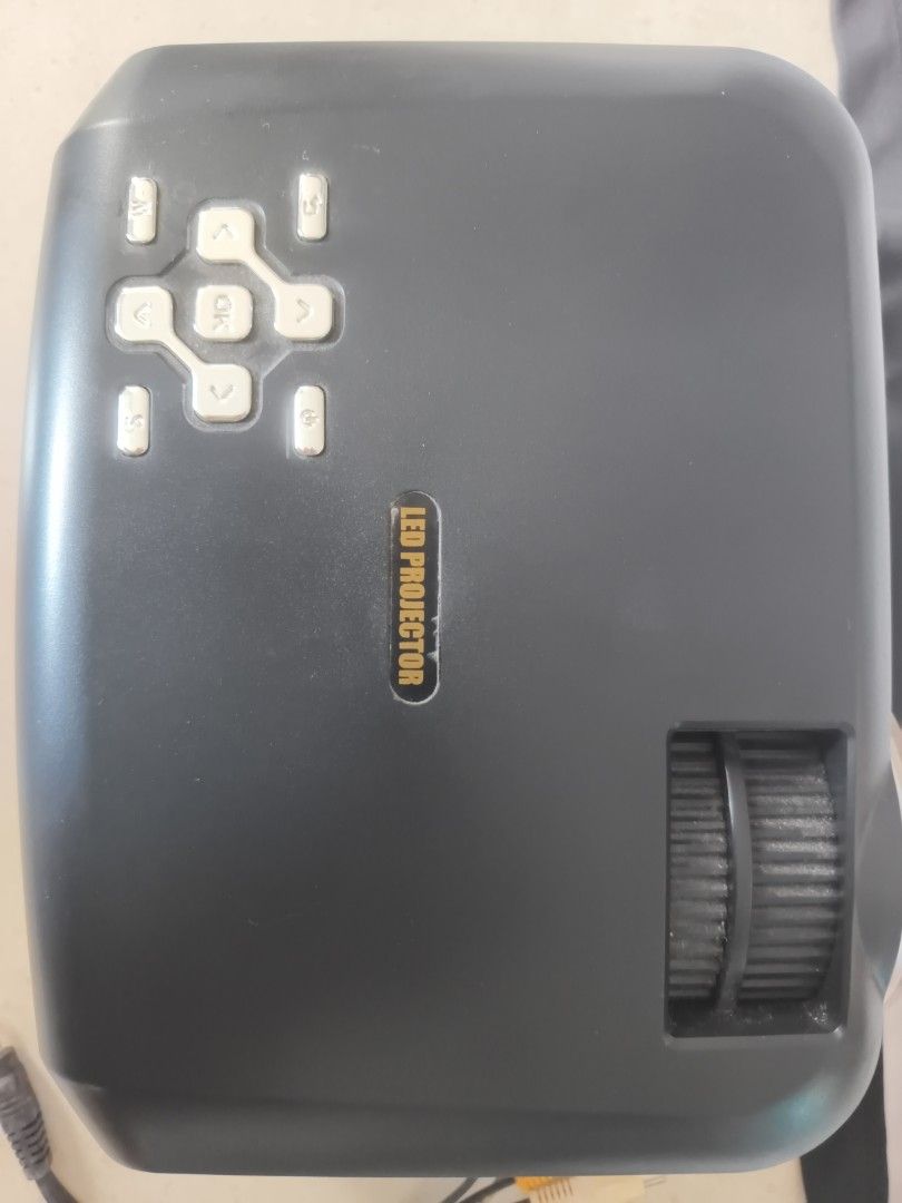 LED Projector with Screen, TV & Home Appliances, TV & Entertainment ...