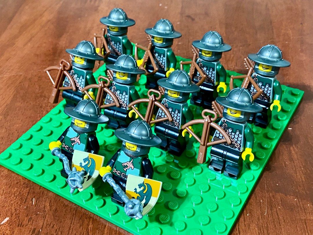 LEGO Kingdom Green Dragon Knights Minifigures, Hobbies & Toys, Toys ...