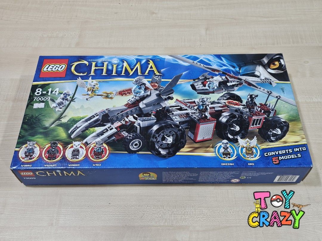 Lego Legends of Chima 70009 Worriz's Combat Lair 70009 Worriz's Combat ...