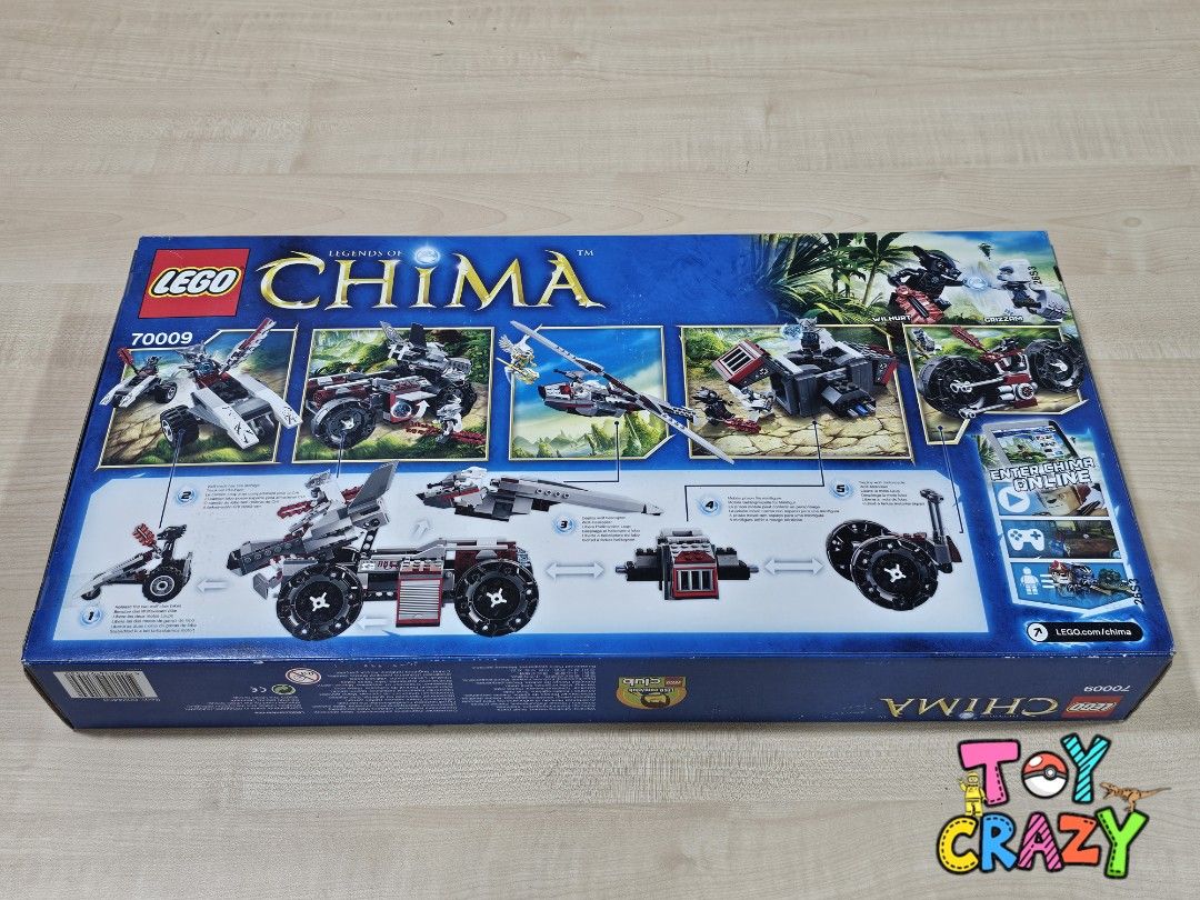 Lego Legends of Chima 70009 Worriz's Combat Lair 70009 Worriz's Combat ...