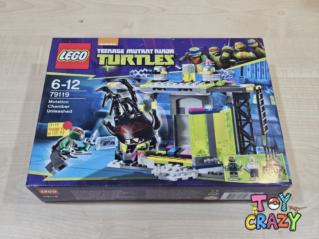 Lego Teenage Mutant Ninja Turtles 79119 Mutation Chamber Unleashed ...