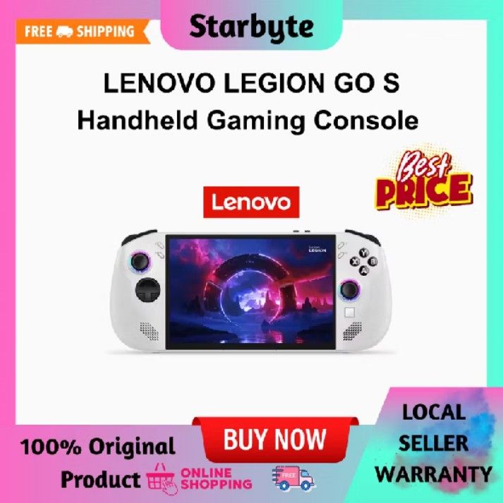Lenovo Legion Go S Handheld Gaming Console, Video Gaming, Video Game ...