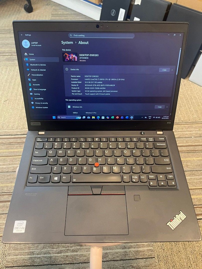 Lenovo ThinkPad X13 Gen 1 | Touchscreen, Computers & Tech, Laptops ...