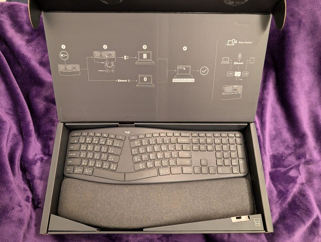 Logitech Ergo Keyboard k860 - QWERTY standard US keyboard, Computers ...