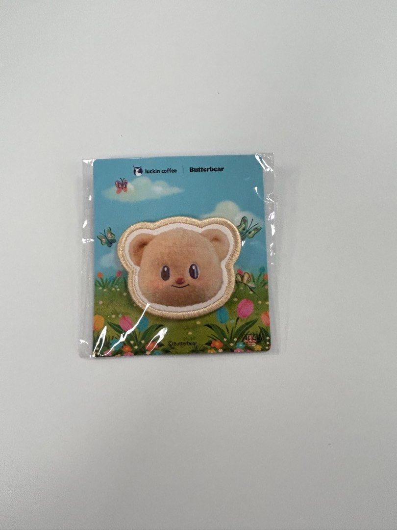Luckin X Butterbear Happy Day Pin&Sticker Set, Hobbies & Toys ...