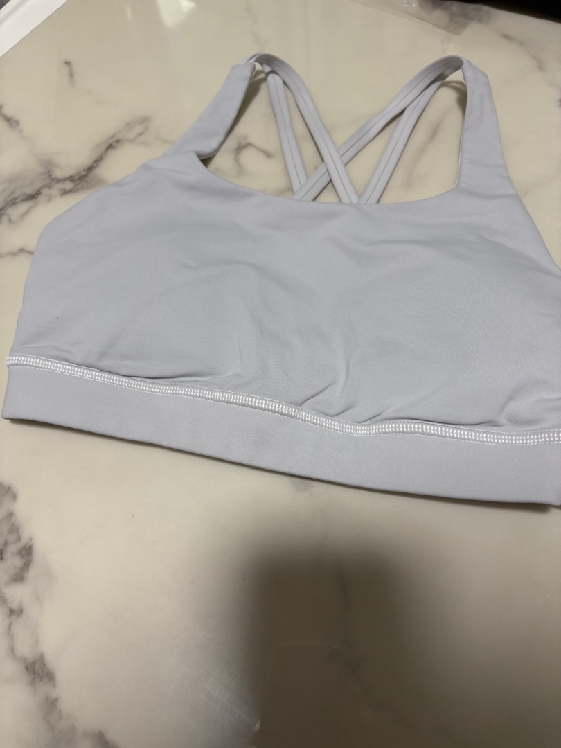 Lululemon Energy Bra white, Women's Fashion, Activewear on Carousell