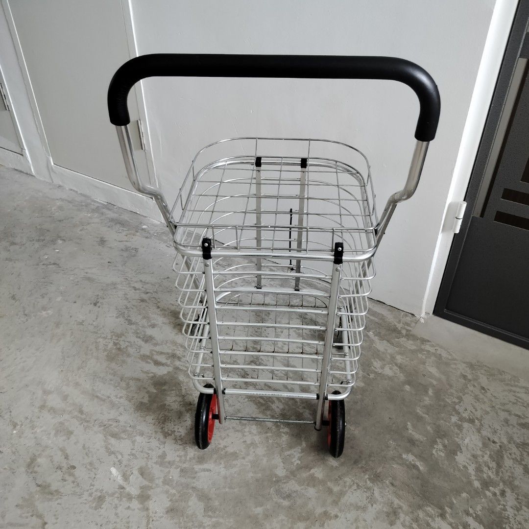 Market trolley Foldable 4 Wheels, Hobbies & Toys, Travel, Travel ...
