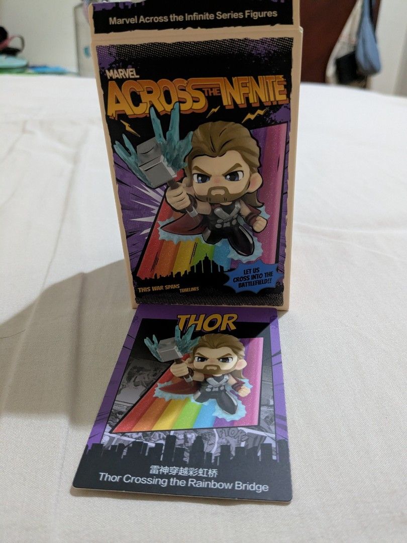 Pop Mart Marvel Across the Infinite Thor Blind Box, Hobbies & Toys ...