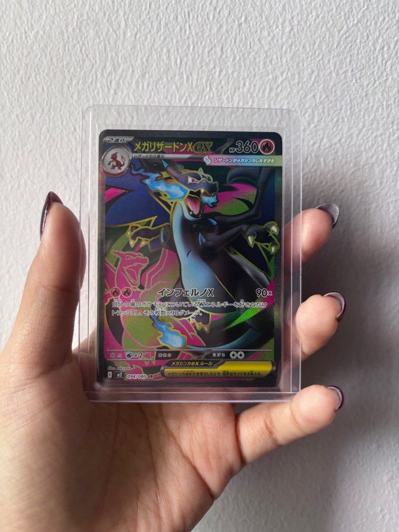 Mega Charizard X EX Pokemon Card, Hobbies & Toys, Toys & Games on Carousell