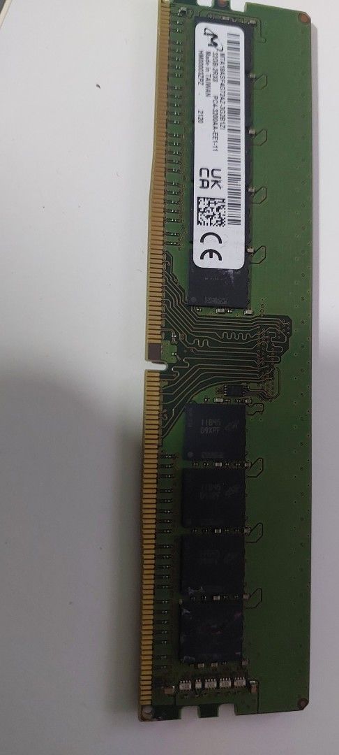 Micron 32GB DDR4 3200MHz PC4-3200AA ECC UDIMM, Computers & Tech, Parts ...