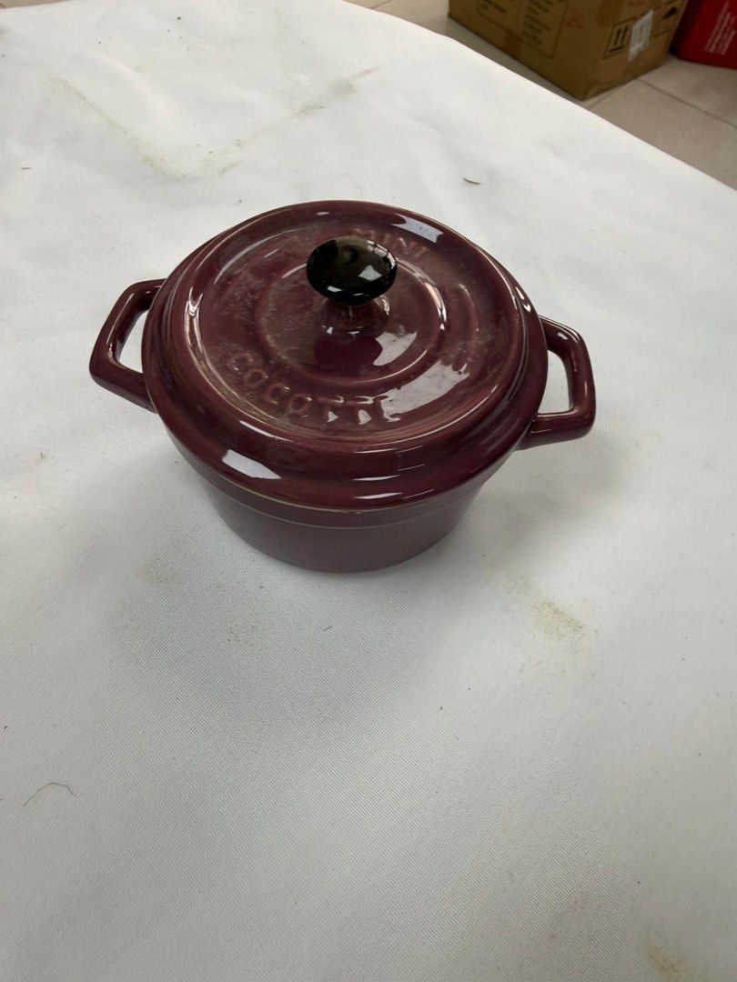 Mini Cocotte with Lid, Furniture & Home Living, Kitchenware & Tableware ...