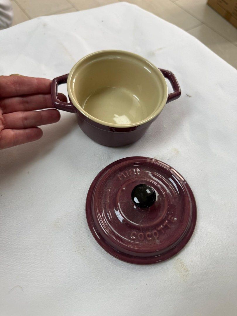 Mini Cocotte with Lid, Furniture & Home Living, Kitchenware & Tableware ...