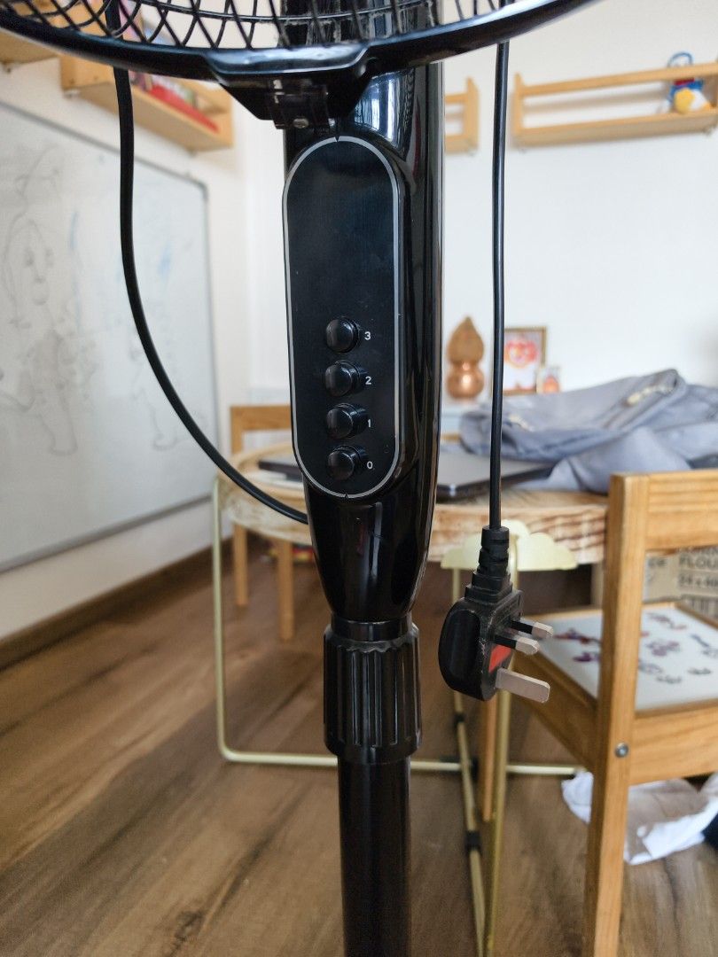 Mistral Stand Fan - Black, Furniture & Home Living, Lighting & Fans ...