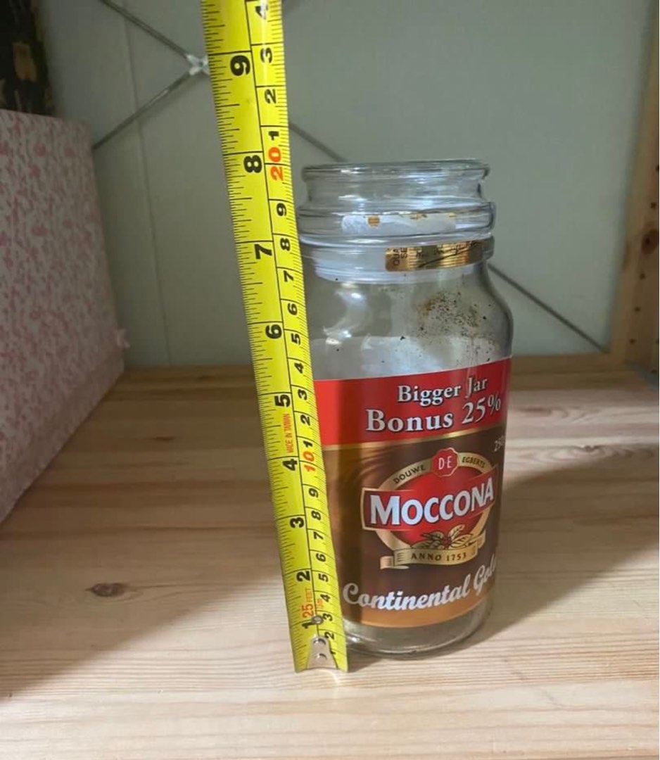 Moccona Glass Jars with Lids - Set of 12, Furniture & Home Living ...