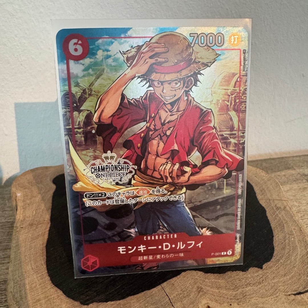 Monkey D. Luffy P-001 P Championship Set Promo - ONE PIECE Card Game ...
