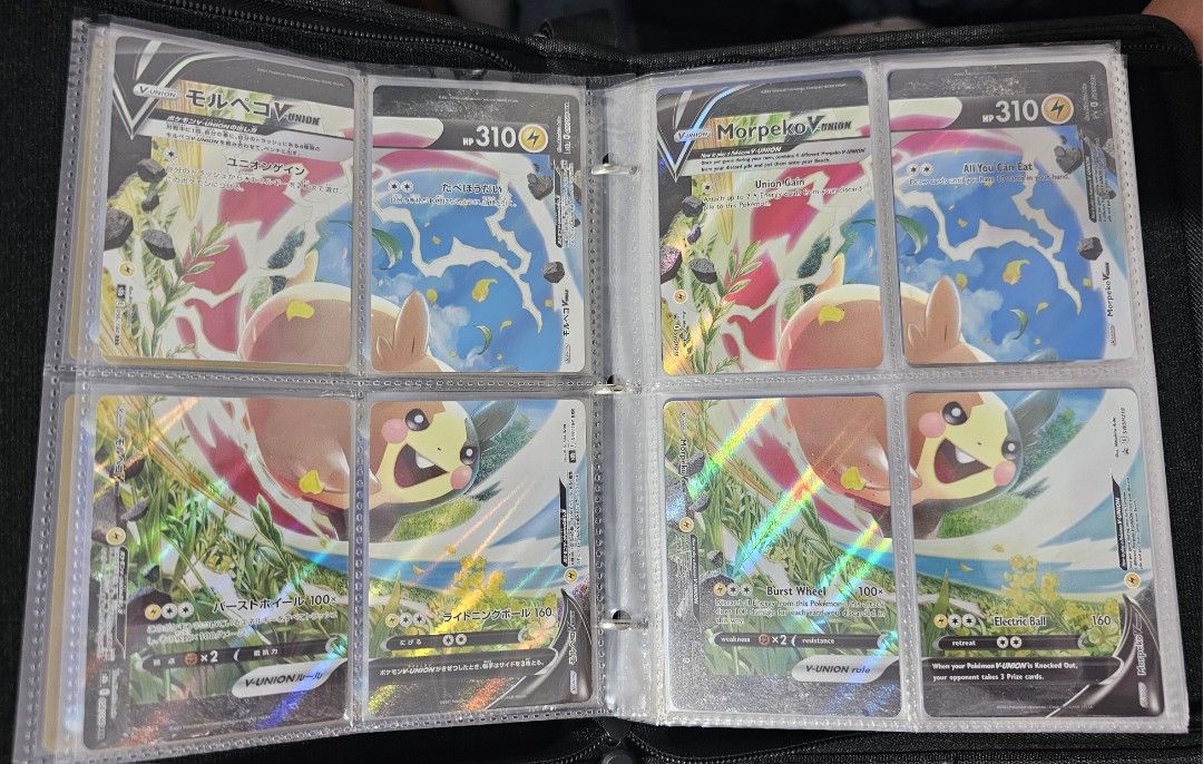 Morpeko V-Union Set Pokemon Card, Hobbies & Toys, Toys & Games on Carousell