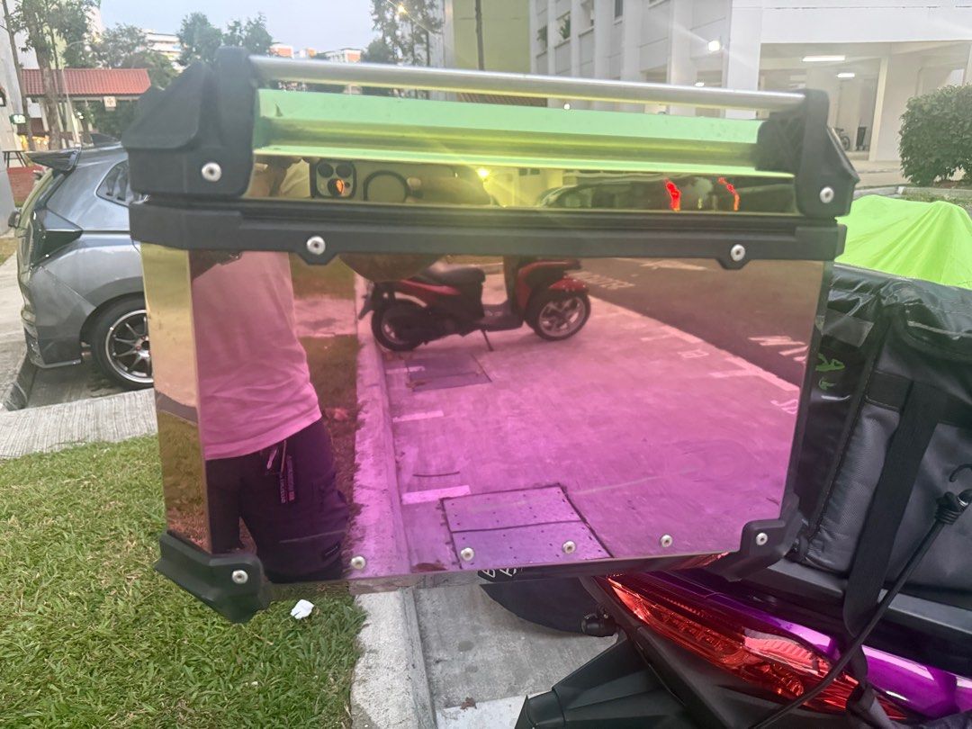 Motorbike Rear Box, Motorcycles, Motorcycle Accessories on Carousell