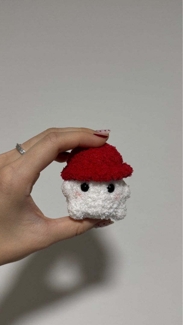 mushroom boi crochet, Hobbies & Toys, Stationery & Craft, Handmade ...