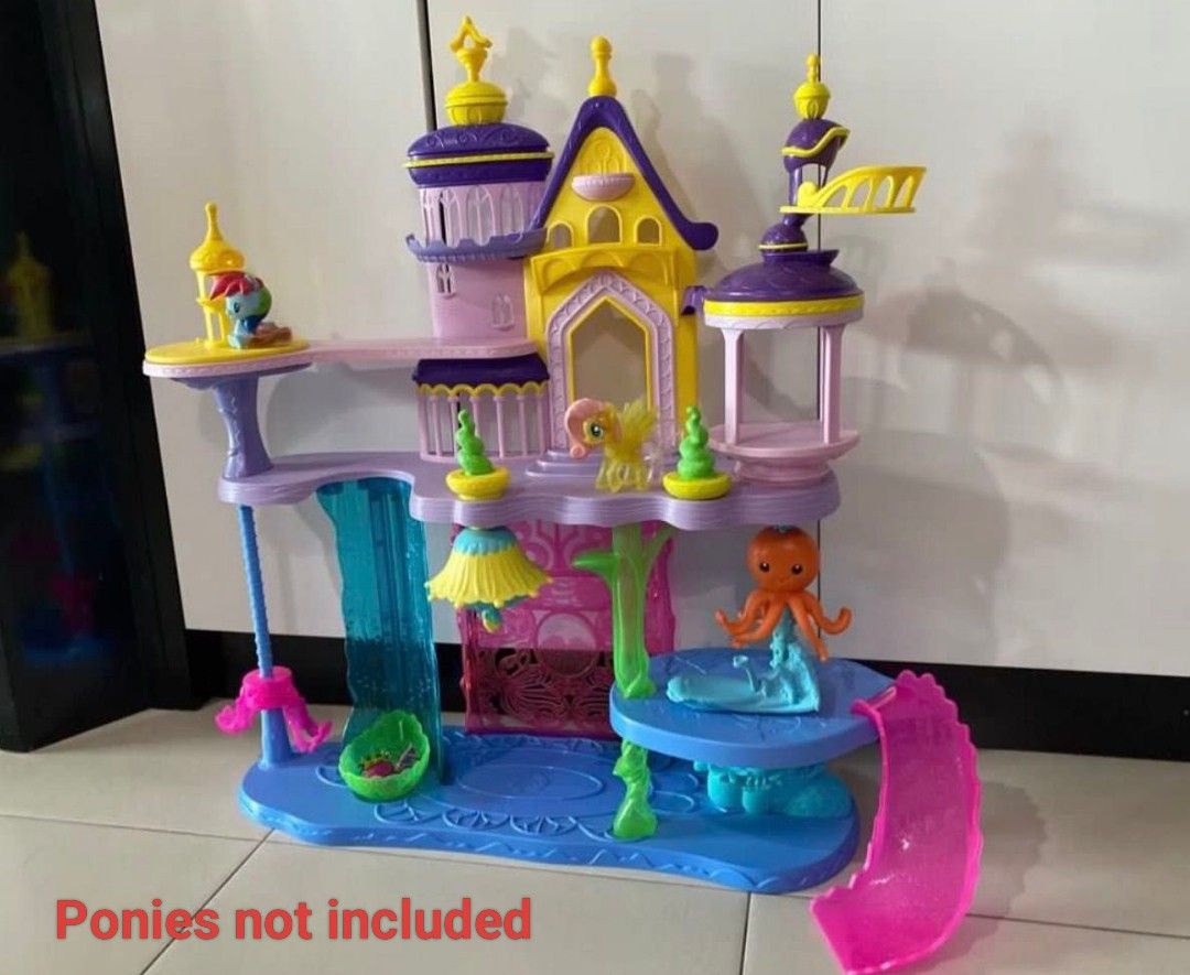 My Little Pony seaquestria Castle, Hobbies & Toys, Toys & Games on ...
