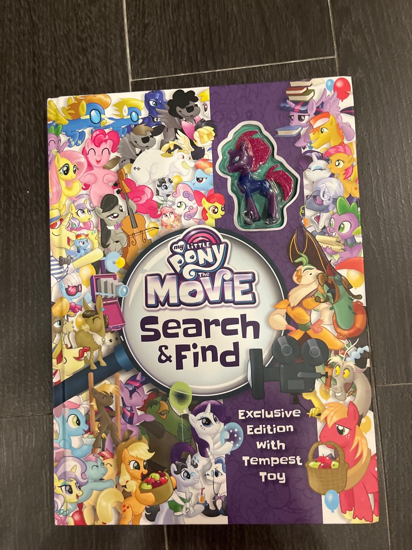 My Little Pony The Movie Search & Find Book, Hobbies & Toys, Books ...
